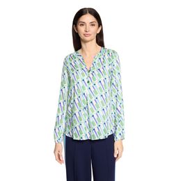 Cartoon Damen Schlupfbluse "Damen mit Kn&ouml;pfen", bunt, Gr. 40, Obermaterial: 100% Viskose, Blusen