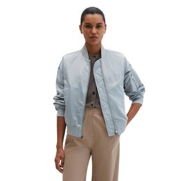 Marc O'Polo MARC O'POLO Damen Outdoorjacke "aus recyceltem Shiny-Polyester-Twill", silber, Gr. 32, unifarben, Obermaterial: 100% Polyester, Jacken