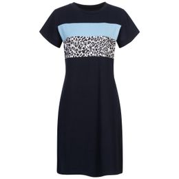 CLOUD 5IVE Damen Shirtkleid "CLOUD 5IVE T-Shirt Dress Colorblock"navy, Gr. S, 95% Polyester, 5% Elasthan, Kleider