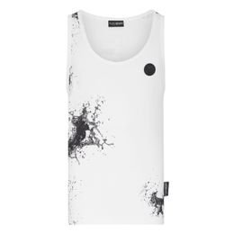 Plein Sport Jungen T-Shirt "Splash Extreme", wei&szlig;, Gr. L, Obermaterial: 100% Baumwolle, Shirts