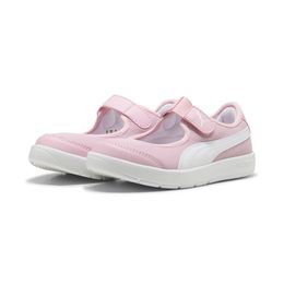 Sneaker Puma "COURTFLEX V3 LINA V PS", M&auml;dchen, Gr. 34,5, rose mauve, Puma wei&szlig;, Textil, Schuhe Sneaker