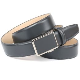 Anthoni Crown Herren Lederg&uuml;rtel, grau, Gr. 95, unifarben, Leder, G&uuml;rtel, Lederg&uuml;rtel - Perfekte Eleganz f&uuml;r Anz&uuml;ge