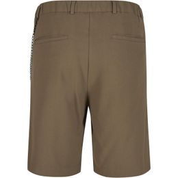2Y Premium Herren Sweatshorts "2Y Premium Herren 2Y Basic Shorts With Stripes", braun, Gr. XS, unifarben, 70% Baumwolle, 27% Polyester, 3% Elasthan,