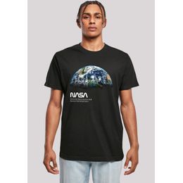 F4NT4STIC Herren T-Shirt "NASA View Of The Earth", schwarz, Gr. XL, Obermaterial: 100% Baumwolle, Shirts, Premium Qualit&auml;t