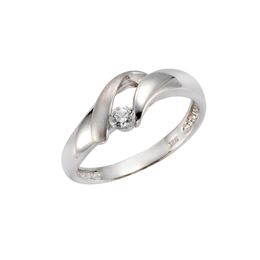 Vivance Damen Fingerring "Silber 925 Zirkonia wei&szlig;", 062 (19,7), Silber 925 (Sterlingsilber), wei&szlig;, Silber 925 (Sterlingsilber), Fingerringe