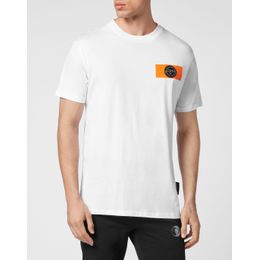 Plein Sport Jungen T-Shirt "T-Shirt", wei&szlig;, Gr. 4XL, Obermaterial: 70% Polyester, 30% Baumwolle, Shirts