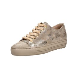 Paul Green Damen Sneaker "Paul Green Sneaker Leder", Gr. 35,5, beige, Leder, Schuhe