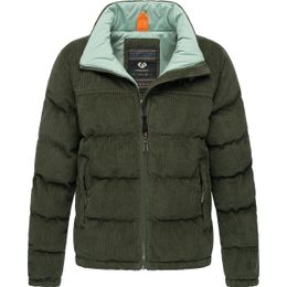 Ragwear Damen Cordjacke "Uxia", gr&uuml;n, Gr. L, Au&szlig;enmaterial: 100% Baumwolle. Innenfutter: 100% Polyester. Wattierung: 100% Polyester, Jacken, Modische