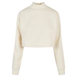 Sweatshirt Urban Classics "Urban Classics Damen", Damen, Gr. L, sandwei&szlig;, 65% Baumwolle, 35% Polyester, unifarben, Sweatshirts Sweatshirt