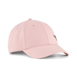 Puma Kinder Flex Cap "Essentials Metal Puma Cat Baseball-Cap Jugendliche"rosy outlook pink, Gr. 1, unifarben, Futter Vorderteil: 100% Polyester, Caps