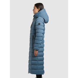 Khujo Damen Wintermantel "Simmie2", blau, Gr. S, Obermaterial: 100% Polyester. Innenfutter: 100% Nylon. Wattierung: 100% Polyester, M&auml;ntel, Winter