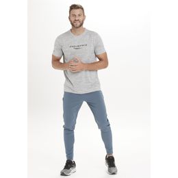 Endurance Herren Funktionsshirt "PORTOFINO", grau, Gr. S, bedruckt, meliert, 100% Polyester, Shirts, mit praktischer Quick Dry-Technologie