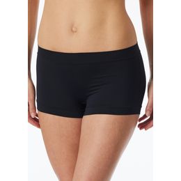 Schiesser Damen Panty "Unique Micro", Gr. 46, schwarz, Single Jersey, Obermaterial: 70% Polyamid, 30% Elasthan, unifarben, Unterhosen, mit