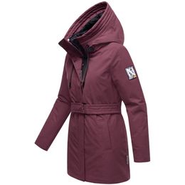 Navahoo Damen Winterjacke "Eishauch 14", rot, Gr. S, Obermaterial: 55% Nylon, 45% Baumwolle; Innenfutter: 100% Polyester; Wattierung: 100% Polyester;
