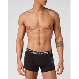 Plein Sport Herren Boxer "Tiger", Gr. S, schwarz, Obermaterial: 48% Baumwolle, 48% Modal, 4% Elasthan, Unterhosen