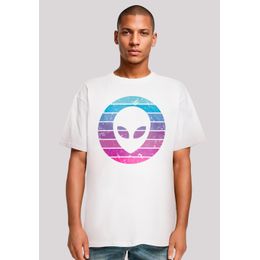 F4NT4STIC Herren T-Shirt "Alien Kopf", wei&szlig;, Gr. XXL, Obermaterial: 100% Baumwolle, Shirts, Premium Qualit&auml;t