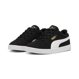 Puma Damen Sneaker "CLUB II PS", Gr. 31Puma schwarz, Puma wei&szlig;, Puma gold, Synthetik, Schuhe