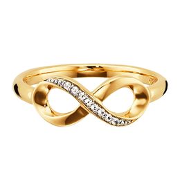 CAI CA&Iuml; Damen Fingerring "925/- Sterling Silber gelb vergoldet Topas", 056 (17,8), 0,32, Silber 925 (Sterlingsilber), gelb, Silber 925 (Sterlingsilber),