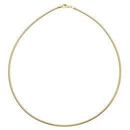 OSTSEE-SCHMUCK Damen Halsreif "- Omega 2,2 mm - Silber 925/000, vergoldet -", 45, Silber 925 (Sterlingsilber), gold, Silber 925 (Sterlingsilber),