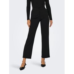 Jacqueline de Yong JDY Damen Anzughose "JDYGEGGO STRAIGHT PANT JRS NOOS", schwarz, Gr. XS, unifarben, Web, Obermaterial: 95% Polyester, 5% Elasthan, Hosen