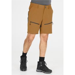 WHISTLER Herren Shorts, braun, Gr. XL, unifarben, 91% Polyester, 9% Elasthan, Hosen, mit 4-Wege-Stretch-Material