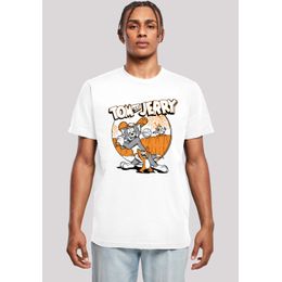 F4NT4STIC Herren T-Shirt "Tom and Jerry TV Serie Play Baseball", wei&szlig;, Gr. XL, Obermaterial: 100% Baumwolle, Shirts, Print