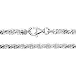 OSTSEE-SCHMUCK Damen Silberkette "- Kordel 2,8 mm - Silber 925/000 -", 50, Silber 925 (Sterlingsilber), silber, Silber 925 (Sterlingsilber),