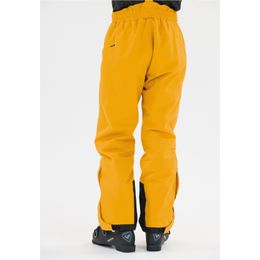 WHISTLER Herren Skihose "Gippslang"braun, goldfarben, Gr. M, mehrfarbig, 94% Polyester, 6% Elasthan, Hosen, mit wasserdichter 3-Lagen-Membran