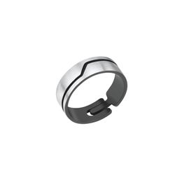 Vivance Damen Fingerring "925 Sterling Silber oxidiert", 066 (21,0), Silber 925 (Sterlingsilber), wei&szlig;, Silber 925 (Sterlingsilber), Fingerringe