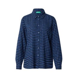 United Colors Of Benetton Bluse Damen Gr&ouml;&szlig;e M navy / saphir / schwarz