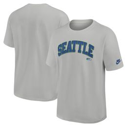 Nike Damen T-Shirt "Nike T-Shirt Seattle Seahawks Nike SS Loose Fit Cotton", grau, Gr. M, 100% Baumwolle, Shirts
