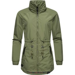 Ragwear Damen Outdoorjacke "Tacy", gr&uuml;n, Gr. L, Obermaterial: 100% Polyester. Innenfutter: 100% Polyester, Jacken, wasserdichte Damen &Uuml;bergangsjacke