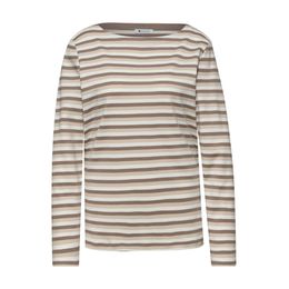 Street One Shirt Damen Gr&ouml;&szlig;e XL beige / hellbraun / wei&szlig;