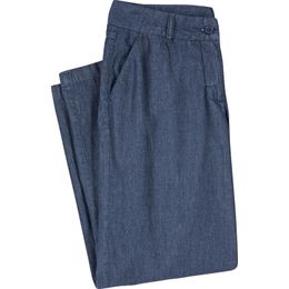 Damen Culotte in Jeans-Qualit&auml;t, Baumwolle blue-stone-washed, Gr&ouml;&szlig;e 38