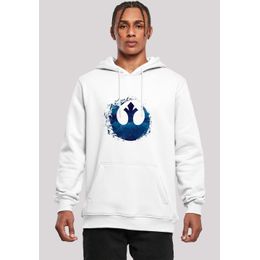 F4NT4STIC Herren Sweatshirt "Star Wars Rise Of Skywalker Rebellen Logo Wave", wei&szlig;, Gr. M, Obermaterial: 65% Baumwolle, 35% Polyester, Sweatshirts,