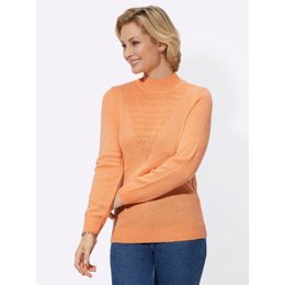 Classic Basics Damen Stehkragenpullover "Pullover", rot, Gr. 40, unifarben, 100% Polyacryl, Pullover