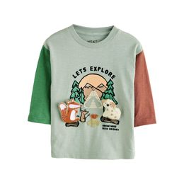 next T-Shirt Jungen Gr&ouml;&szlig;e 110 braun / gr&uuml;n / pastellgr&uuml;n
