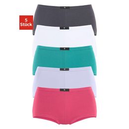 H.I.S. H.I.S Damen Panty, Gr. 40, bunt, Jersey, Obermaterial: 95% Baumwolle, 5% Elasthan, unifarben, Unterhosen, aus elastischer Baumwoll-Qualit&auml;t