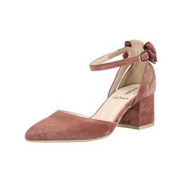 Pumps Nero Giardini "Nero Giardini Pumps Veloursleder", Damen, Gr. 37, rosa, Veloursleder, Schuhe Pumps