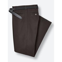 CLASSIC Herren Stretch-Hose, braun, Gr. 29, unifarben, 98% Baumwolle, 2% Elasthan, Hosen