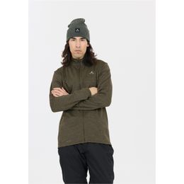 WHISTLER Herren Fleecejacke "Kalle", grau, Gr. XXXL, unifarben, 92% Polyester, 8% Elasthan, Jacken, mit feuchtigkeitsregulierenden Eigenschaften