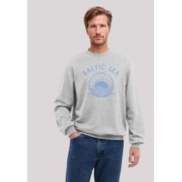 F4NT4STIC Herren Sweatshirt "Baltic Sea Knut und Jan", grau, Gr. S, Obermaterial: 80% Baumwolle, 20% Polyester, Sweatshirts, Osteee Kollektion,