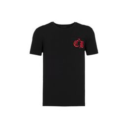 Cipo & Baxx CIPO & BAXX Herren T-Shirt "Markenschriftzug"schwarz, Gr. XL, bedruckt, 95% Baumwolle, 5% Elasthan, Shirts, Cooles Motiv als Eyecatcher