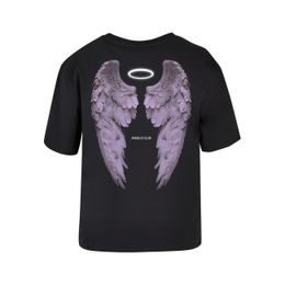 MISS TEE Damen T-Shirt "Miss Tee Angels Club Tee", schwarz, Gr. XL, bedruckt, 100% Baumwolle, Shirts
