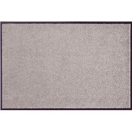 Fu&szlig;matte Hanse Home, B:60cm H:7mm L:90cm, grau, Kunstfaser, Au&szlig;enbereich, Teppiche, "Wash & Clean", Schmutzfangmatte, T&uuml;rmatte, In- und Outdoor,