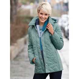 Casual Looks Damen Winterjacke, gr&uuml;n, Gr. 36, unifarben, 100% Polyamid, Jacken