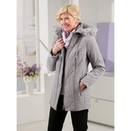 CLASSIC Damen Steppjacke, grau, Gr. 40, unifarben, 89% Polyester, 11% Polyamid, Wattierung:100% Polyester, Jacken