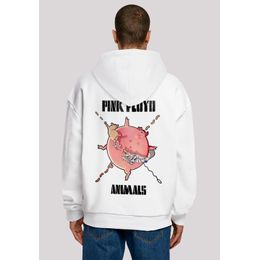 F4NT4STIC Herren Kapuzenpullover "Pink Floyd Fat Pig ANIMALS", wei&szlig;, Gr. M, Obermaterial: 100% Baumwolle, Pullover, Print
