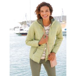 Casual Looks Damen Steppjacke, gr&uuml;n, Gr. 36, unifarben, 100% Polyester, Wattierung:100% Polyester, Jacken