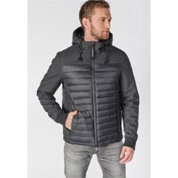 Herren Steppjacke "LIMA", schwarz, Gr. L, Le Temps Des Cerises, 90% Polyester, 10% Elasthan, Jacken, in sportlichem Design